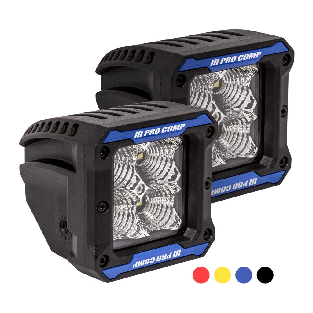 2x2 Square S4 GEN3 LED Flood Lights - Pro Comp