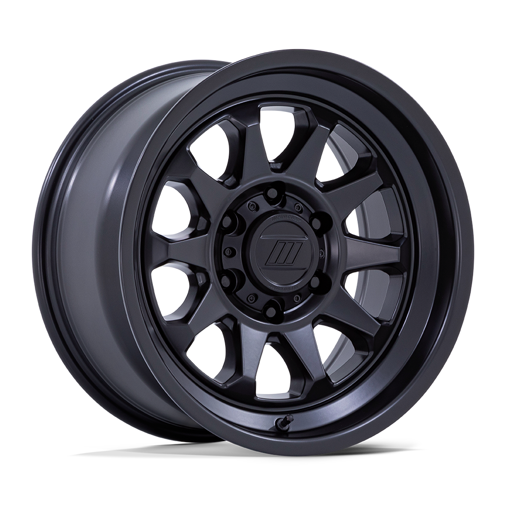 Beacon PA203 Wheel, 17x8.5 with 6x139.7 Bolt Pattern - Matte Black ...