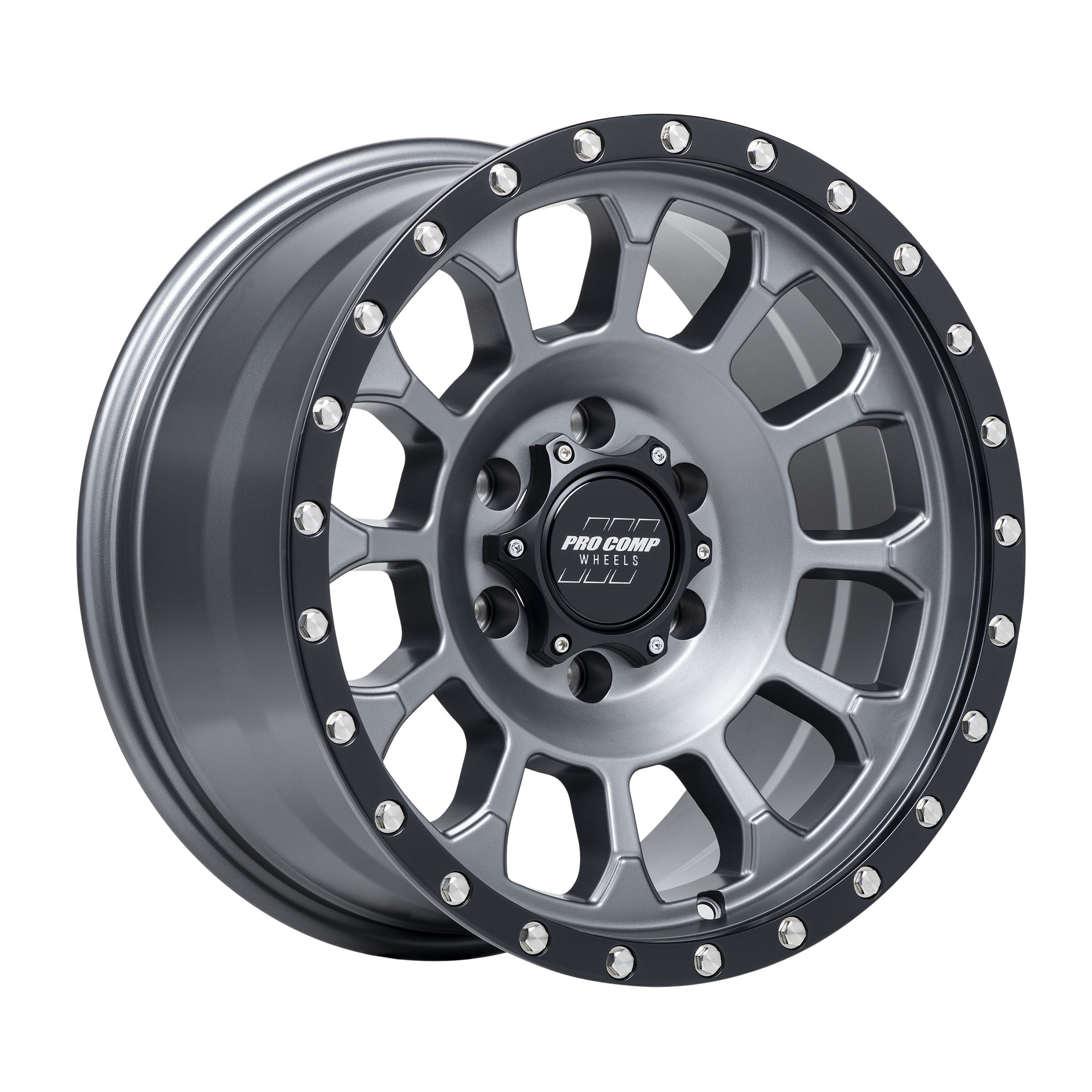 34 Series Rockwell 17x8.5 Wheel with 5x5 Bolt Pattern -Graphite - Pro Comp